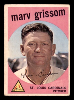 1959 Topps Baseball #243 Marv Grissom GD *e2 | eBay