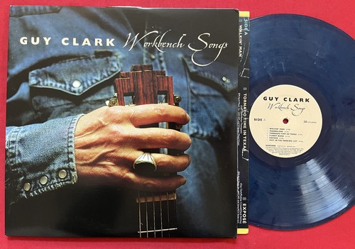 GUY CLARK~WORKBENCH SONGS LP (2016) SPECIAL EDITION DENIM BLUE COLOR ...