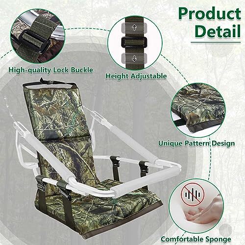 UQM Tree Stand Seat Replacement, Adjustable Treestand Seats for Hunting ...