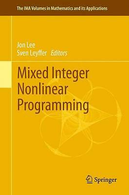 Mixed Integer Nonlinear Programming by Sven Leyffer, Jon Lee (Hardcover, 2011) for sale online ...