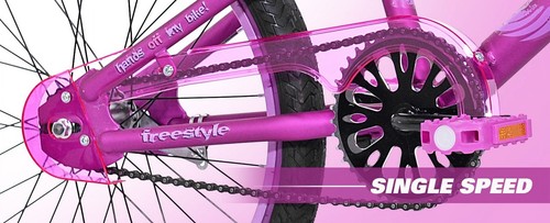 20 In 2 Cool Single-speed Steel BMX Girl's Bike Durable Steel Frame ...