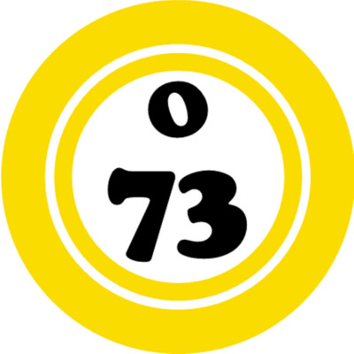 O 73 O73 Bingo Ball - 100 Pack Circle Stickers 3" x 3" Hobby Number ...
