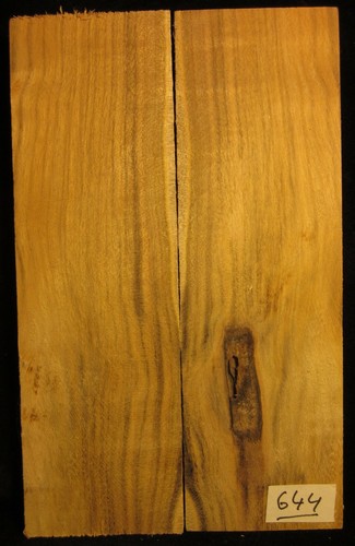 #644 Hackberry Wood bookmatched figured knife scales turning wood ...