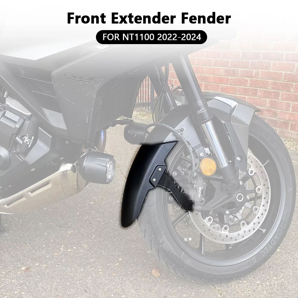 For HONDA NT1100 2022-2024Motorcycle Front Extender Mudguard Fender ...