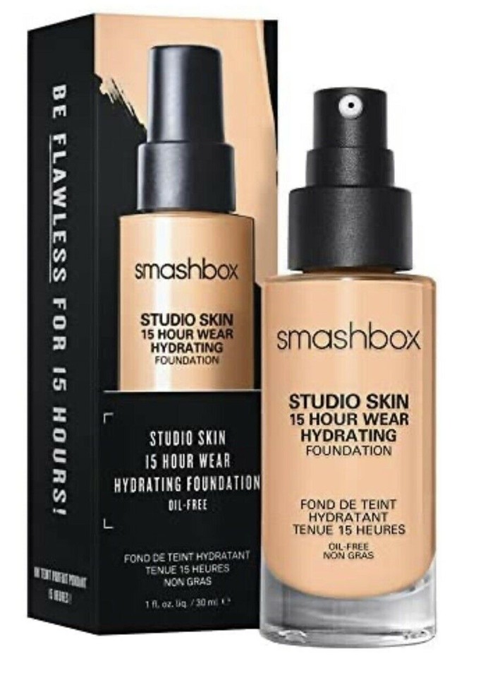 Smashbox Studio Skin 24 Hour Wear Hydrating Foundation-Pick Your Shade ...