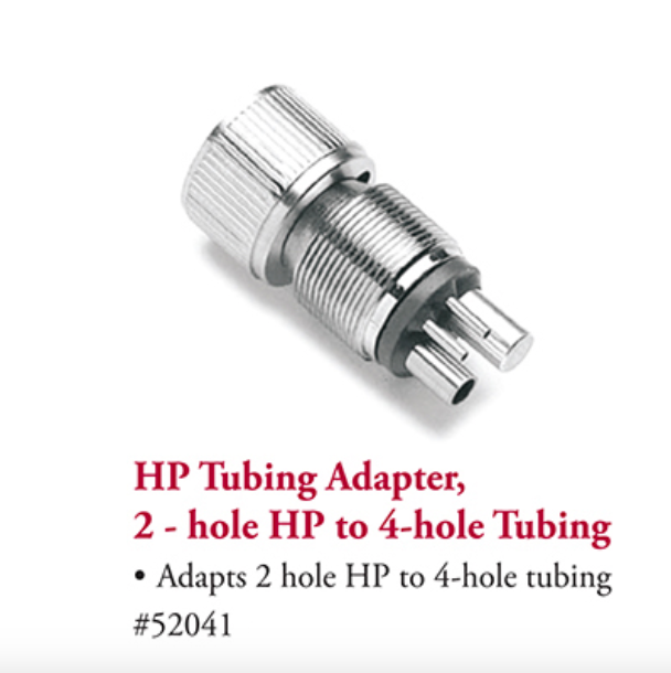 TPC Dental HP Tubing Adapter 2 - hole Hp to 4- hole Tubing (4 Pack) | eBay