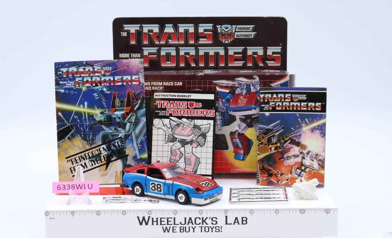 Smokescreen W/ BOX 100% Complete 1985 Vintage Hasbro G1 Transformers ...