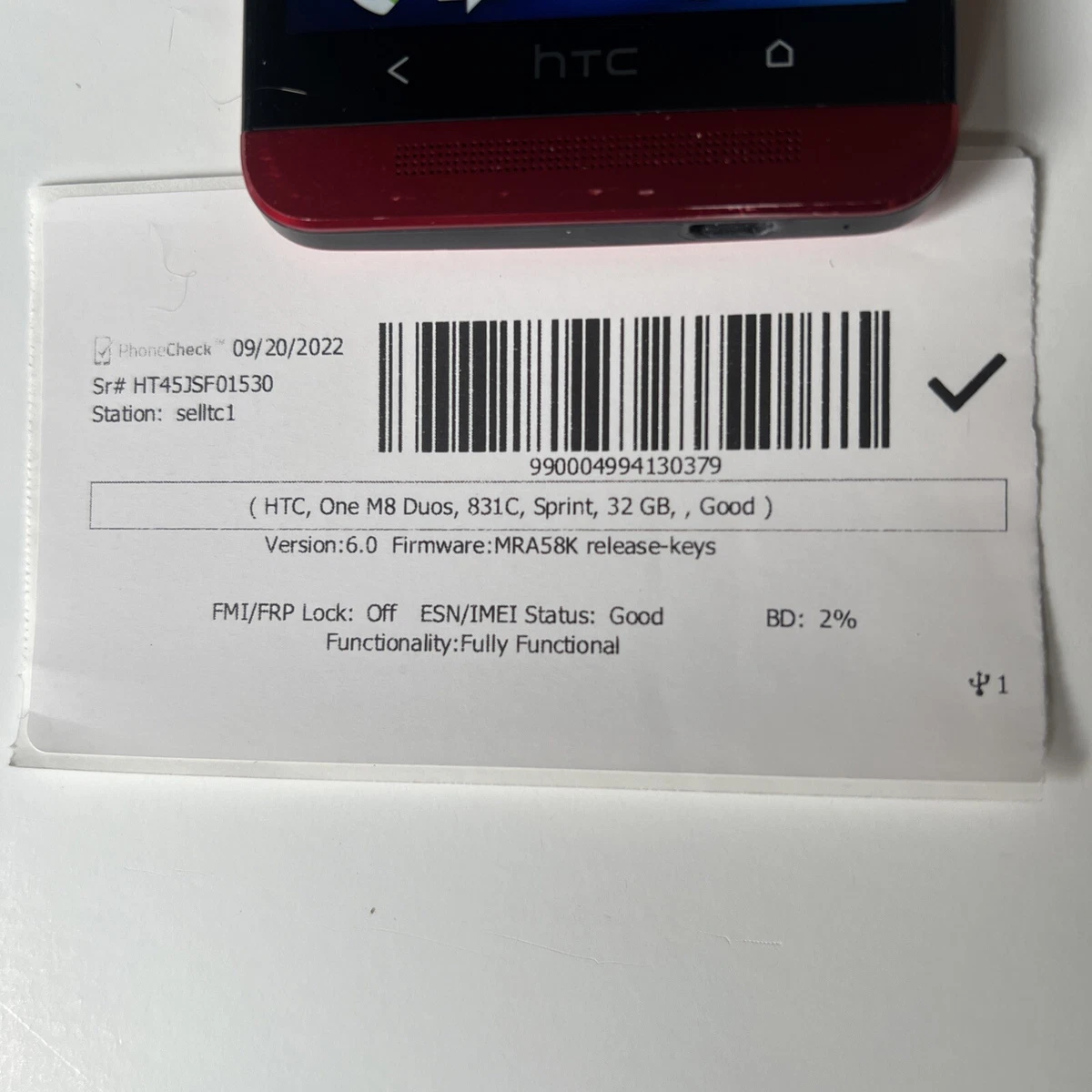 Htc One M7 Red