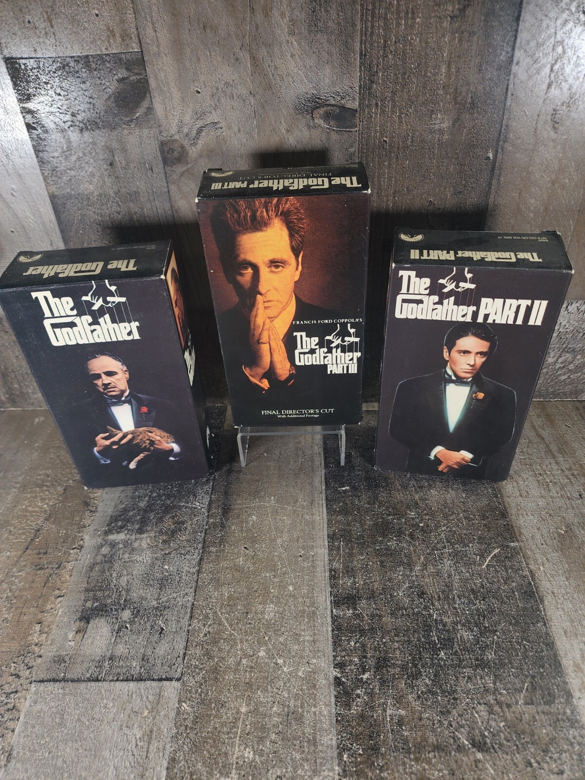 The Godfather Trilogy Parts 1 2 3 VHS Set Collection | eBay