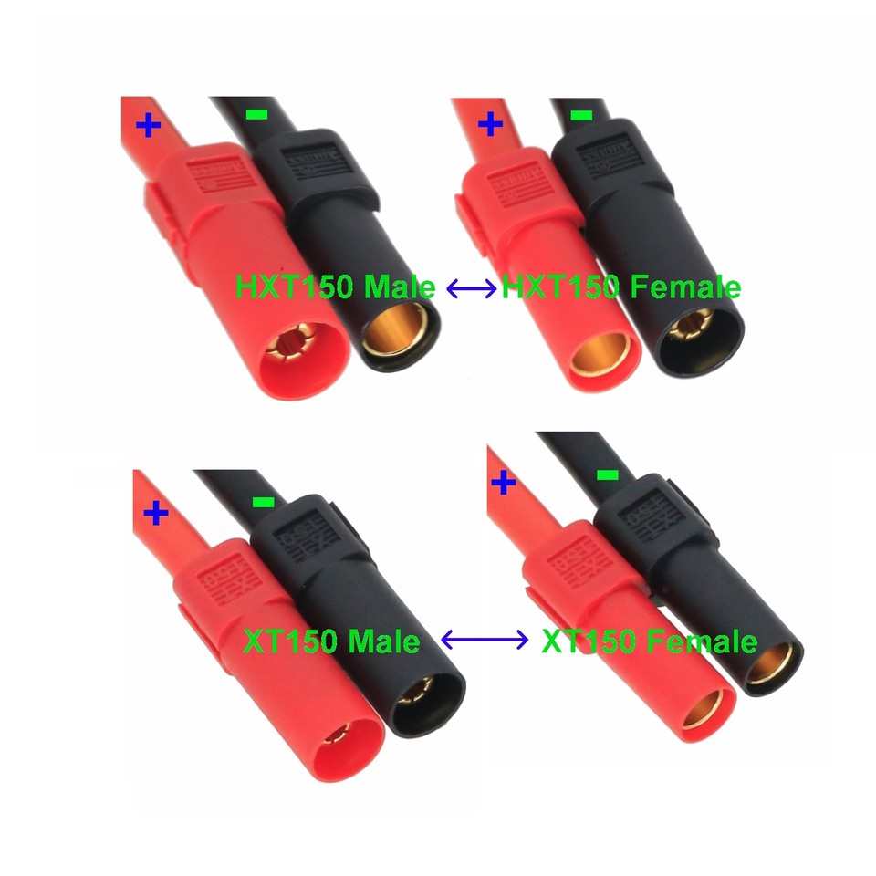 Series Wire Amass AS150 XT150 1 Female to 2 Male XT150 10AWG 10CM ...
