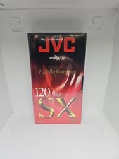JVC High Performance T-120 SX Blank VHS SP 120 Min EP 6 HRS for sale ...