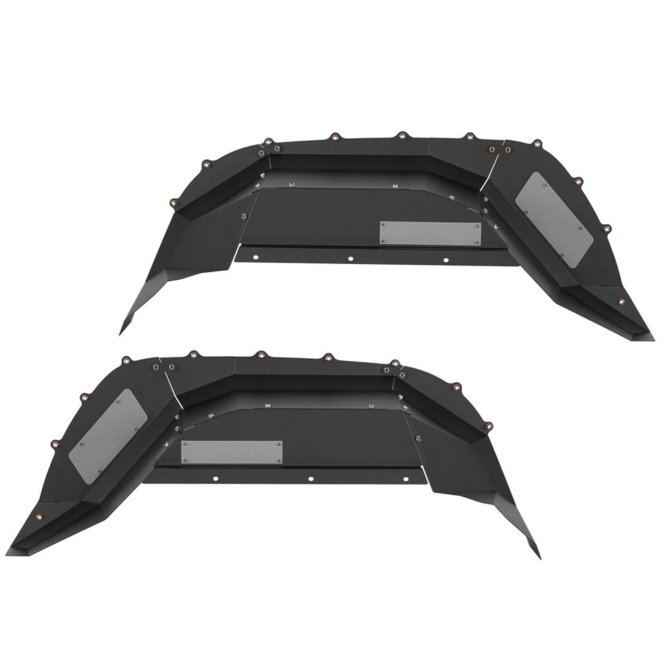 Hooke Road 2Pcs Aluminum Rear Inner Fender Mud Guard for 20-25 Jeep ...