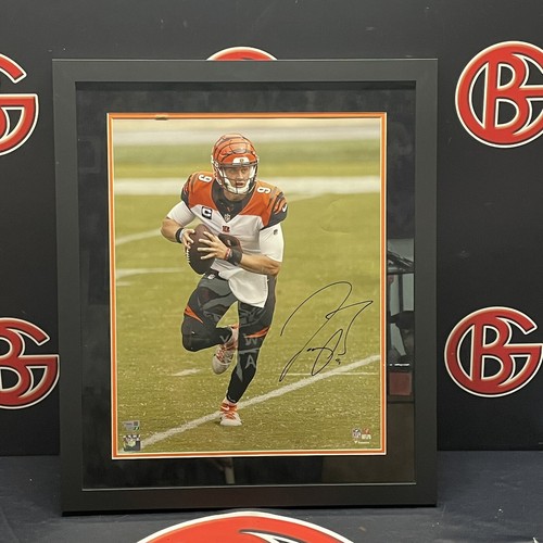 Joe Burrow Signed Cincinnati Bengals Autographed And Framed 16x20 Photo ...
