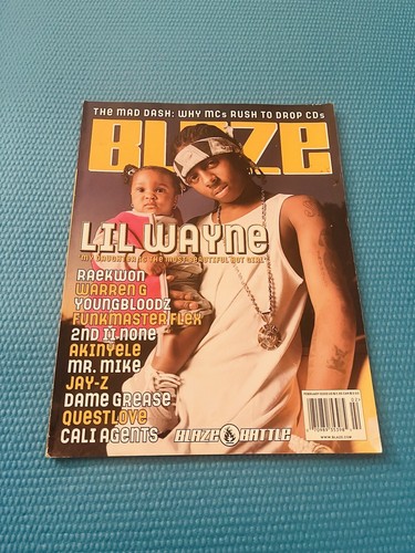 Blaze Magazine February 2000 Lil Wayne ( Cover ) RARE ‼️ | eBay