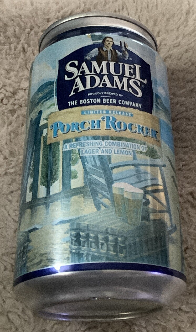 Samuel Adams Porch Rocker Beer Can Lager And Lemon Boston Beer Co | eBay