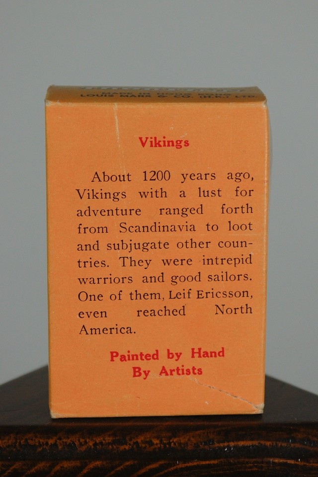 Vintage 1960s Warriors of the World Marx THORFINN Vikings Action ...