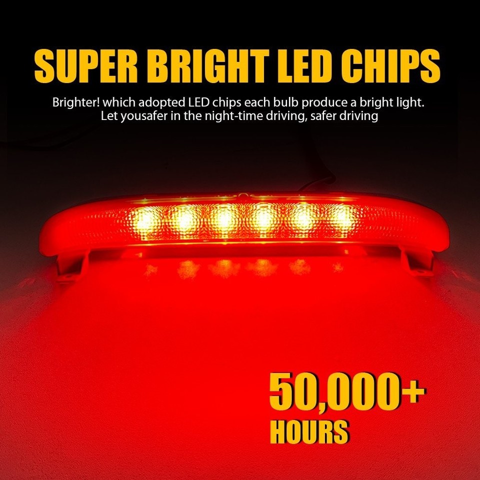 3rd High Mount Brake Light LED For 2006-2011 Honda Civic EX Coupe 923 ...