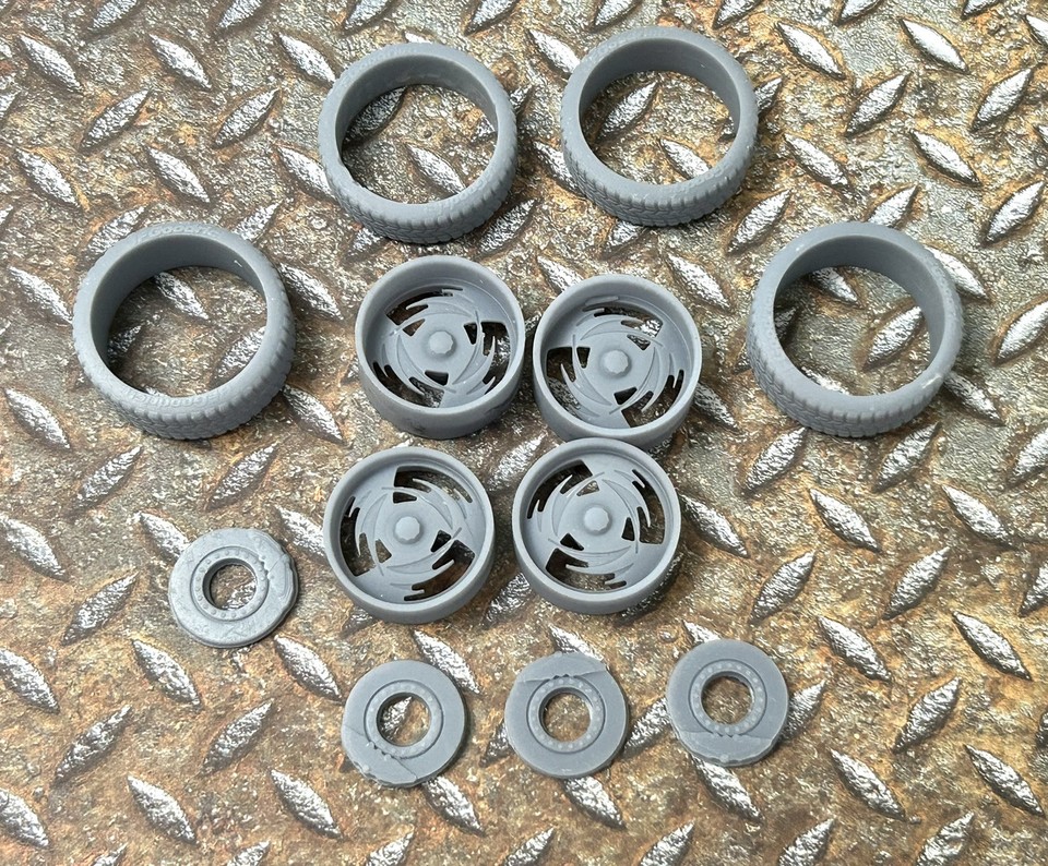 Resin 21/20 Inch: Retro “Intro Sphere” Model car Wheels/Tires 1/24 1/25 ...