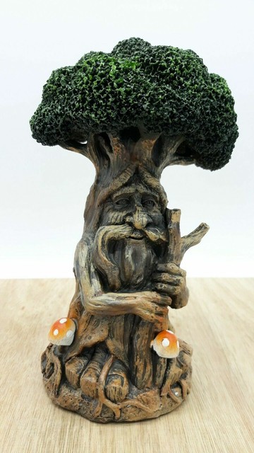 Greenman Tree Ornament Decorative Figurine Garden Patio Decor Green Man ...