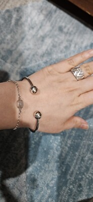 Sterling Sil Pandora Limted Edition Shooting Star Open Cuff Bangle ...