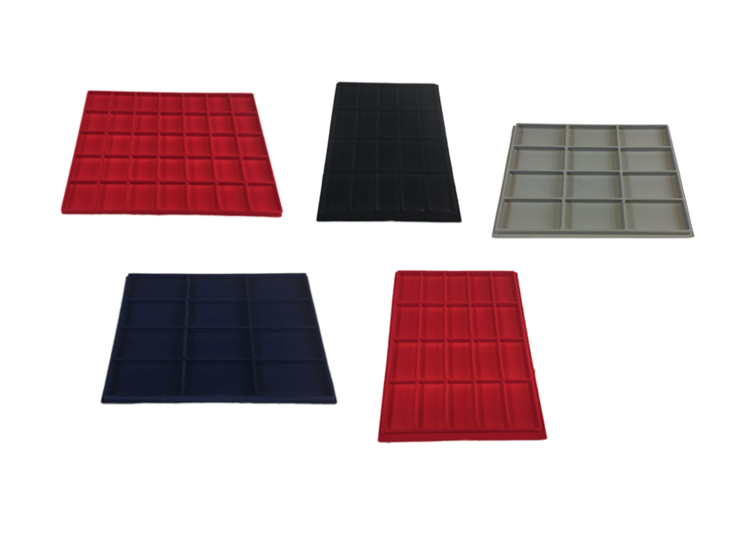 12 x 16 x 3/4" Flocked Tray for The Riker Display Case FLOCK TRAY ONLY ...