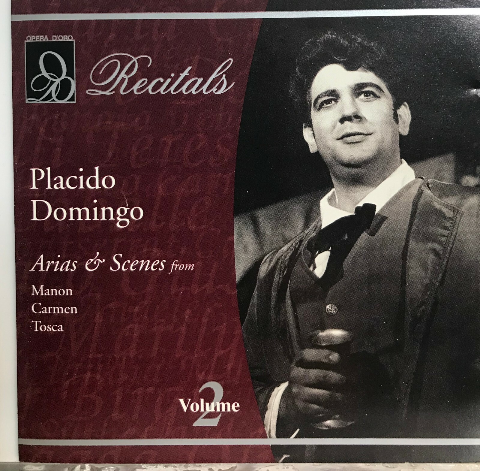 Placido Domingo Sings Arias & Scenes, Vol. 2 Manon (CD 2000, Opera D ...