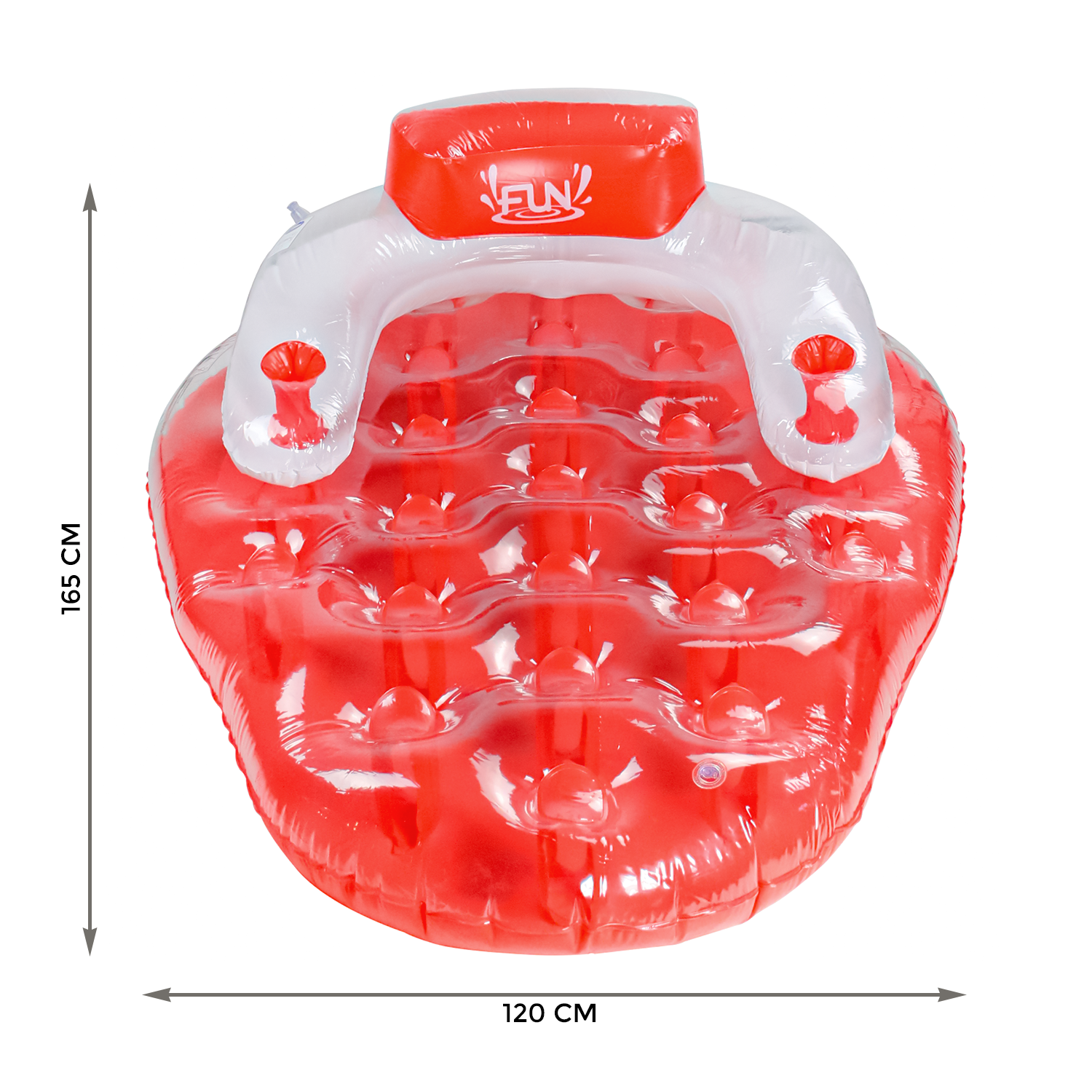 Jilong Strawberry Inflatable Pool Float Lounger Air Bed Lilo Mattress ...