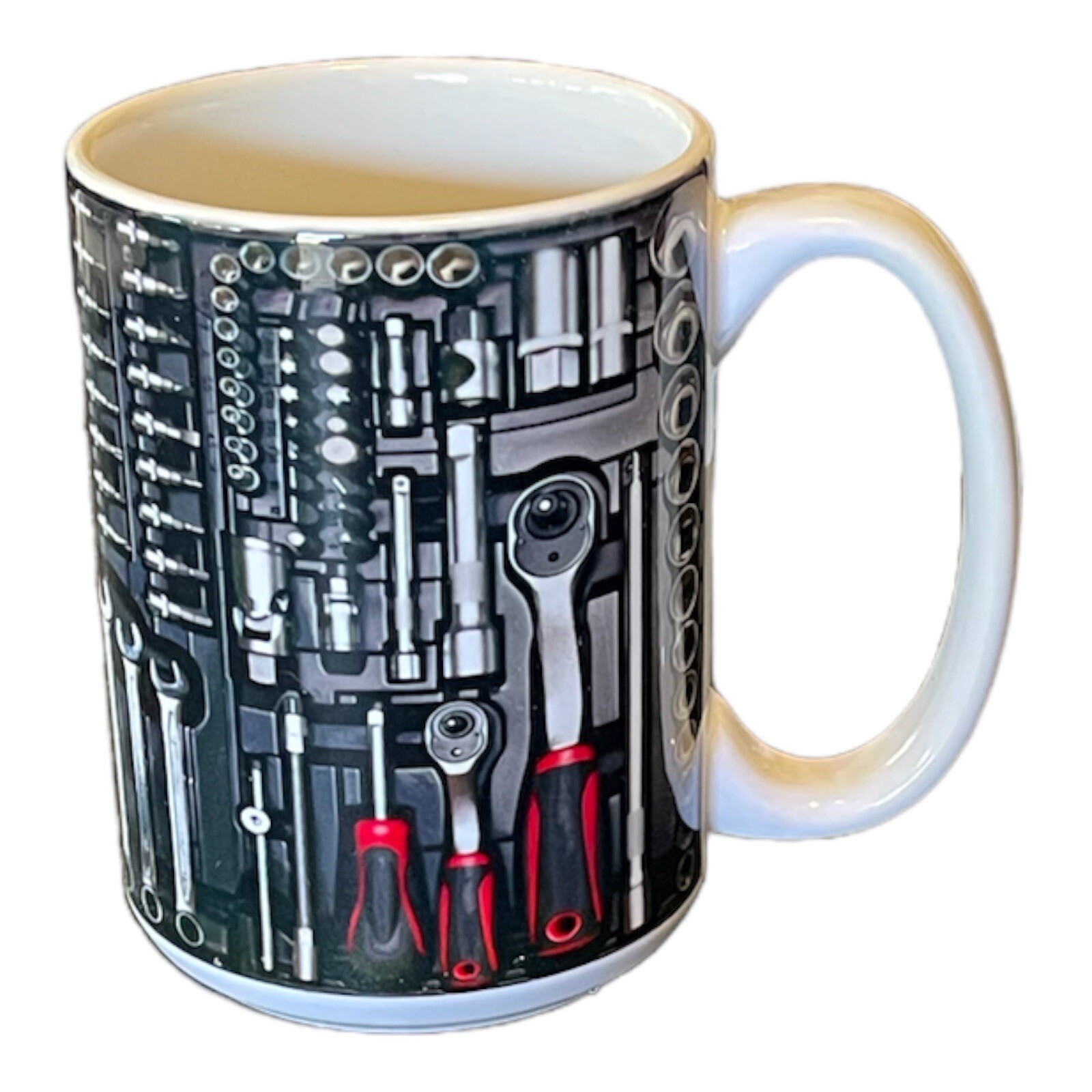 15oz Ceramic Coffee-Tea Mug/Cup~Tools~Sockets~Wrench~Screwdrivers ...