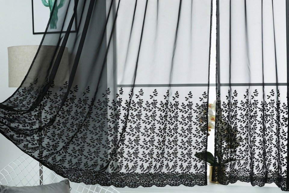 Voile Panel Net Curtain 4 Great Designs Slot Top Header ~ Many Patterns ...