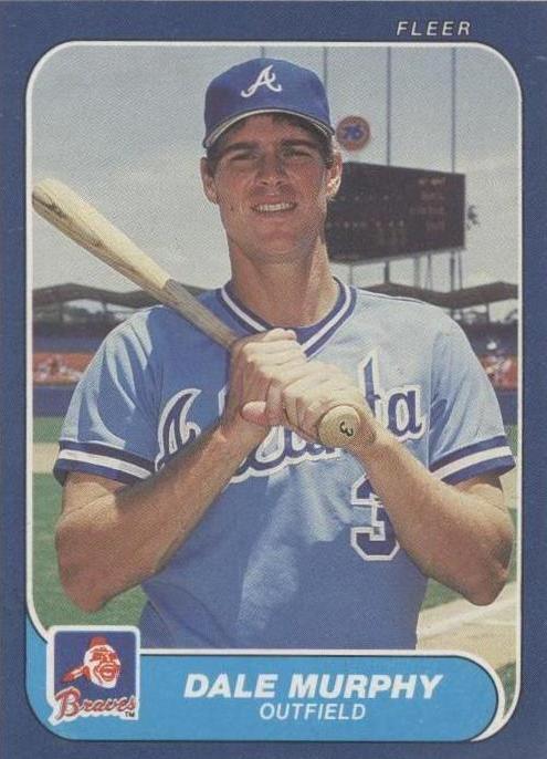1986 Fleer - Wax Box Bottoms Dale Murphy #C-4 for sale online | eBay