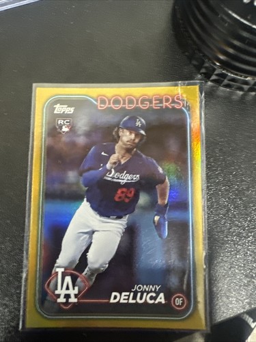 2024 Topps Series 1 JONNY DELUCA RC Gold Foil Parallel #233 Dodgers ...