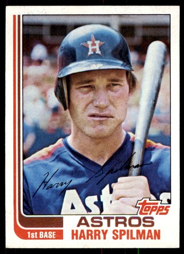 1982 Topps.Baseball Harry Spilman . Houston Astros #509 | eBay
