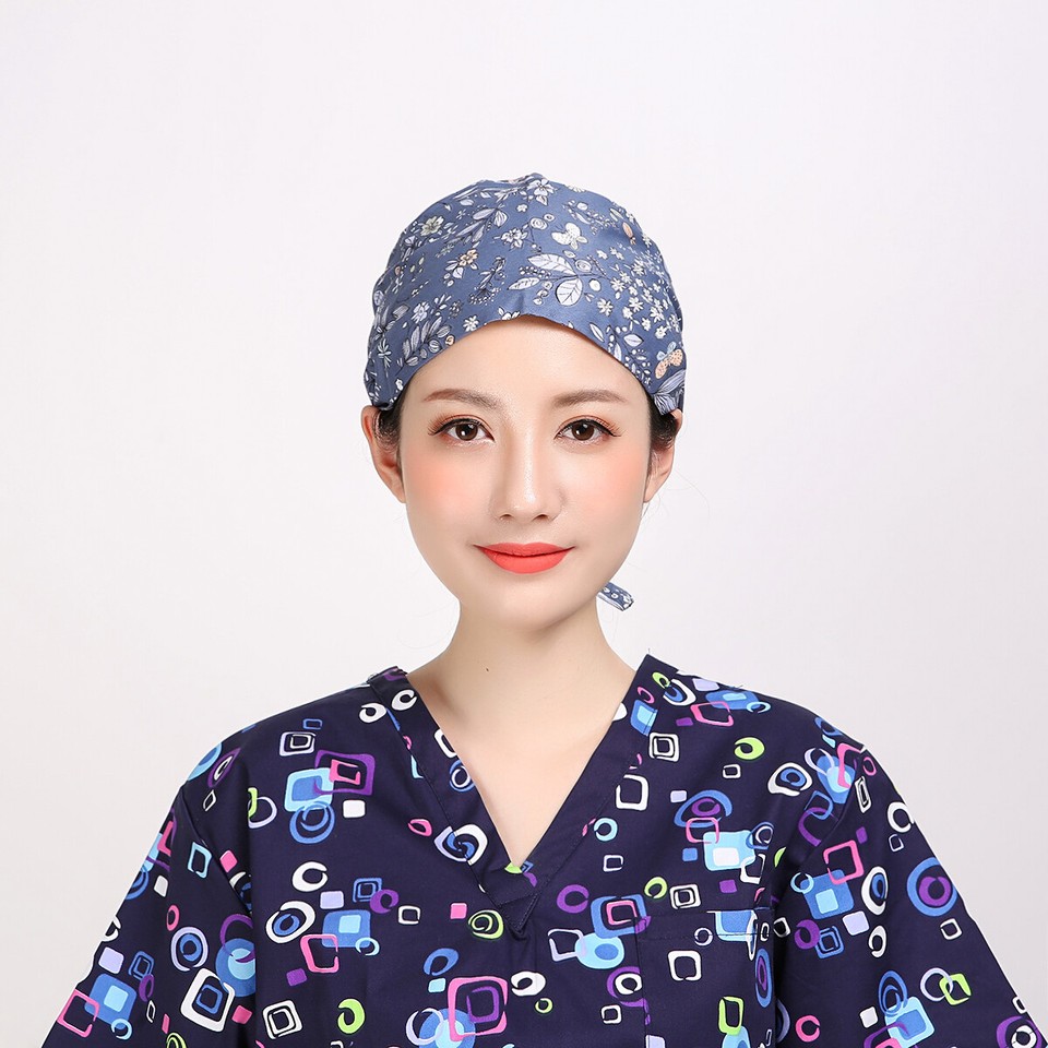 Clinic Medical Hat Doctor Surgical Print Women and Man Working Cap ...