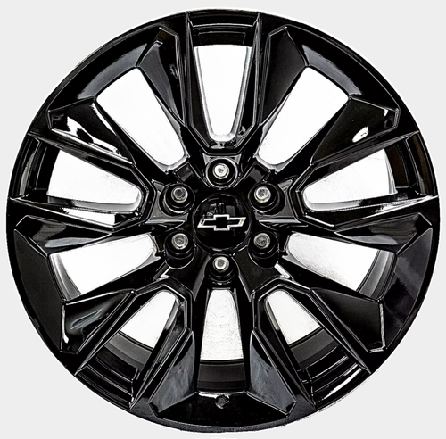GLOSS BLACK RST CHEVY SILVERADO 1500/TAHOE WHEELS SET 20x9" 1999-2025 ...