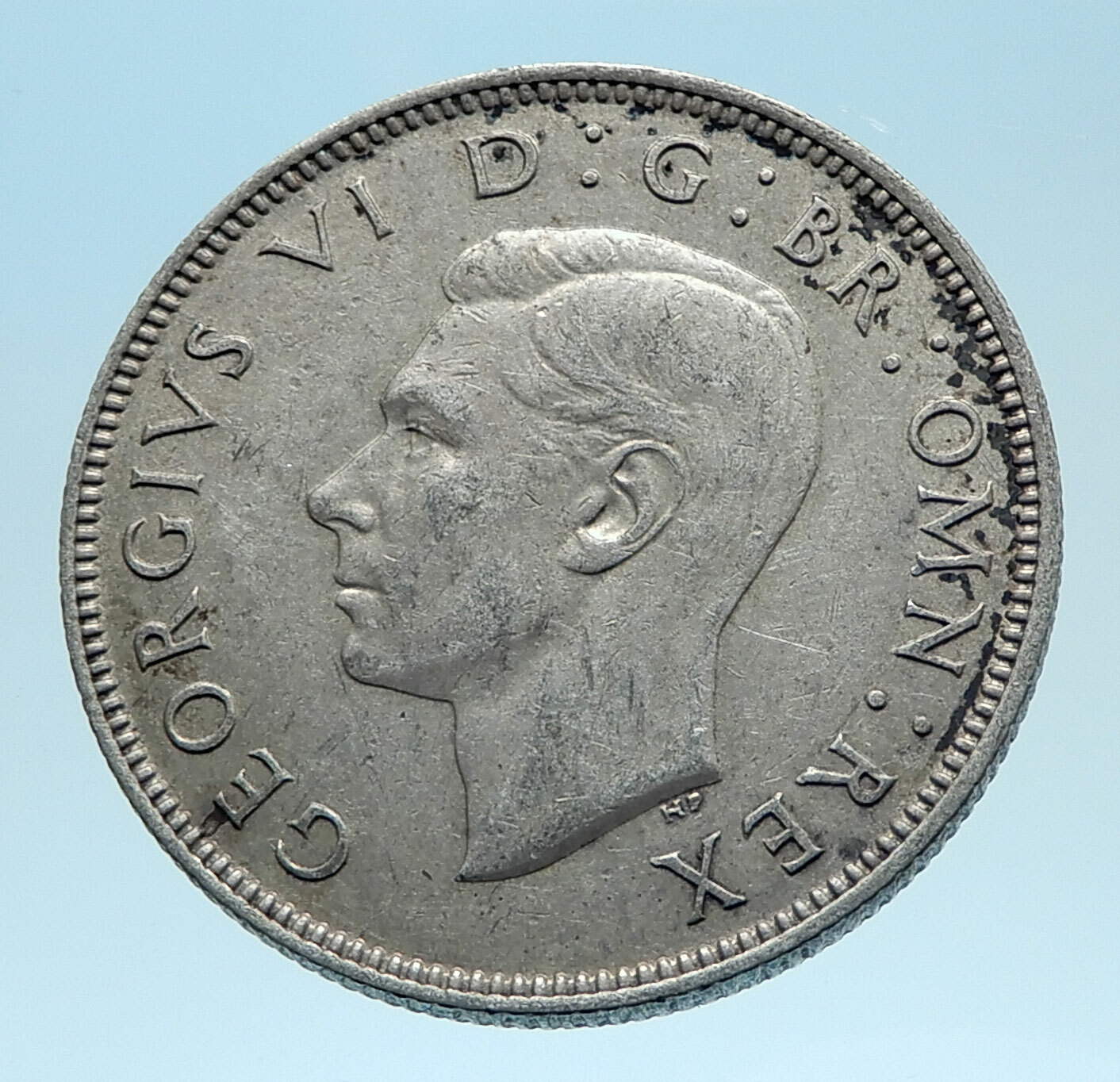 1941 United Kingdom Great Britain GEORGE VI Silver Florin 2Shillings ...