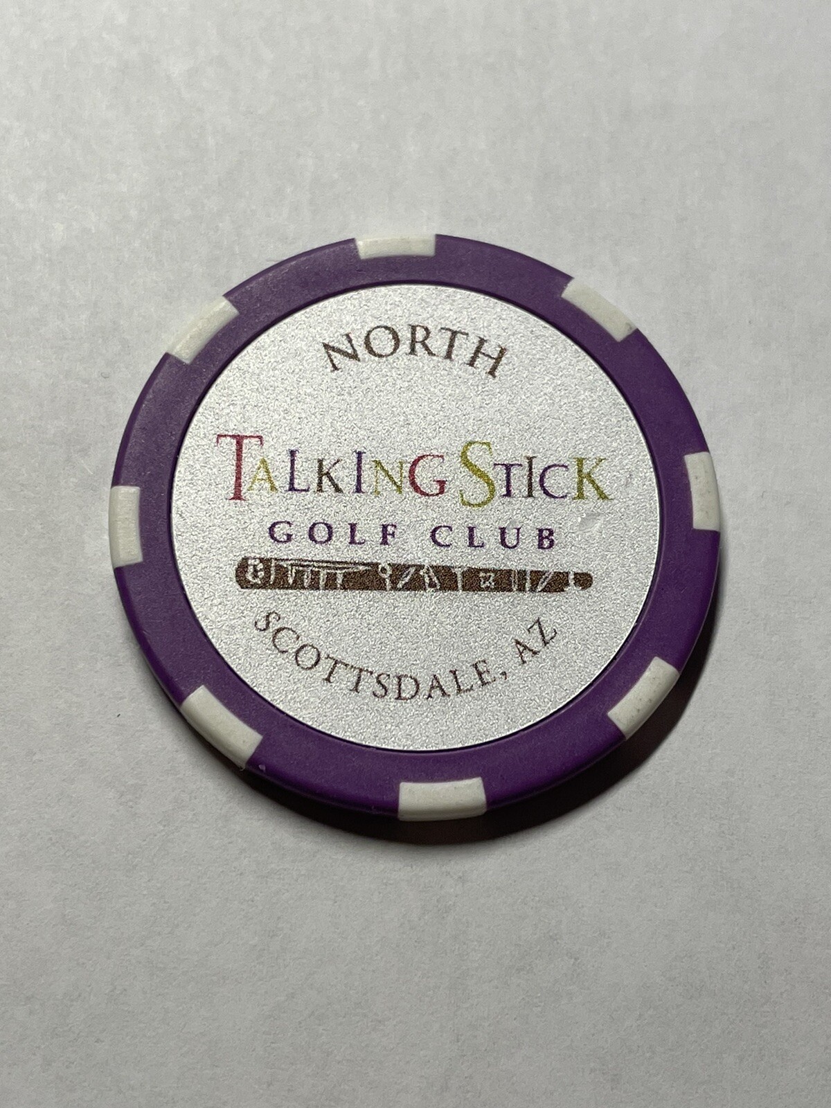 Talking Stick Golf Club Double-Sided Poker Chip Golf Marker ...