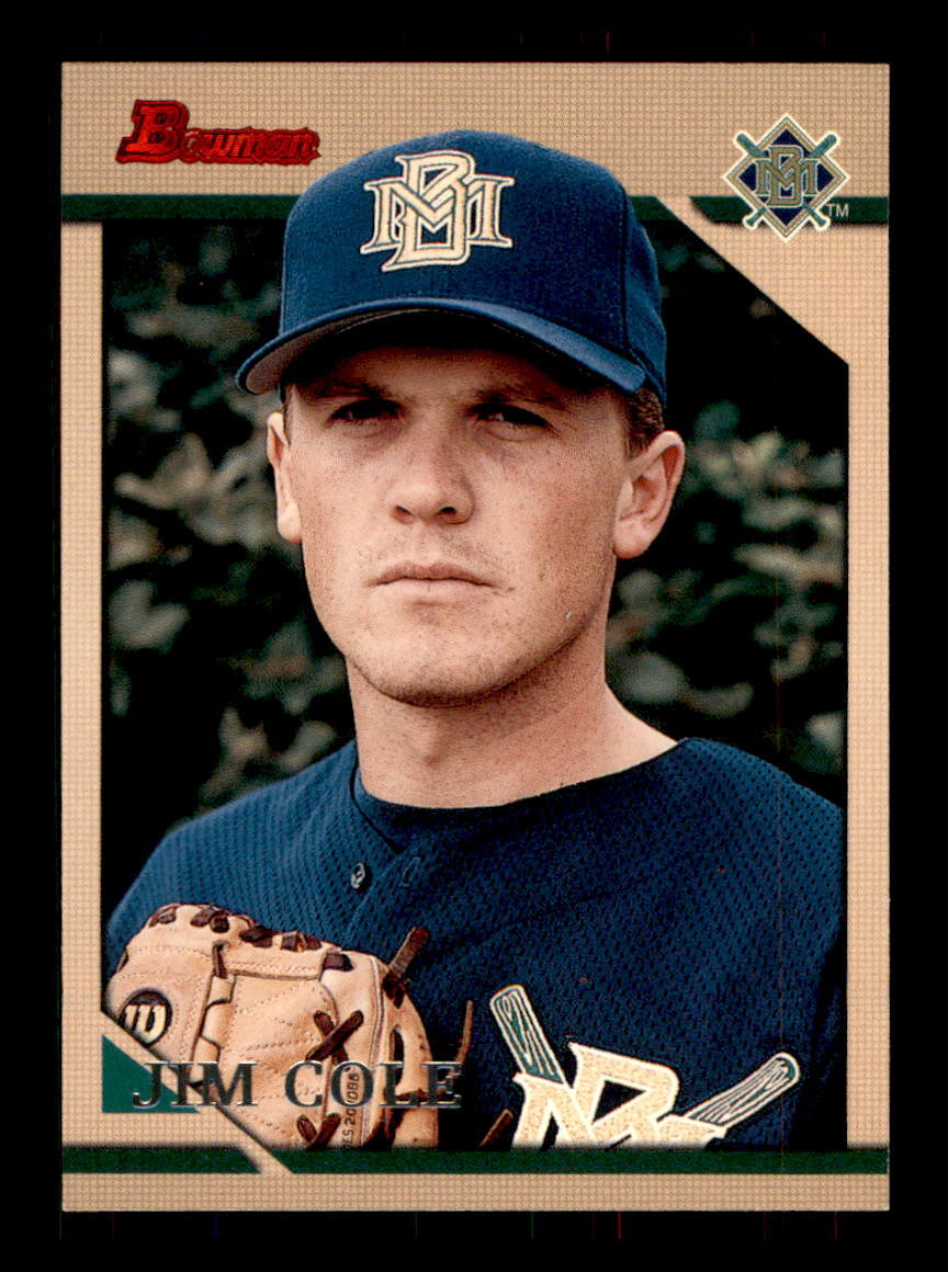 1996 Baseball Bowman Jim Cole Milwaukee Brewers #195 2 | eBay