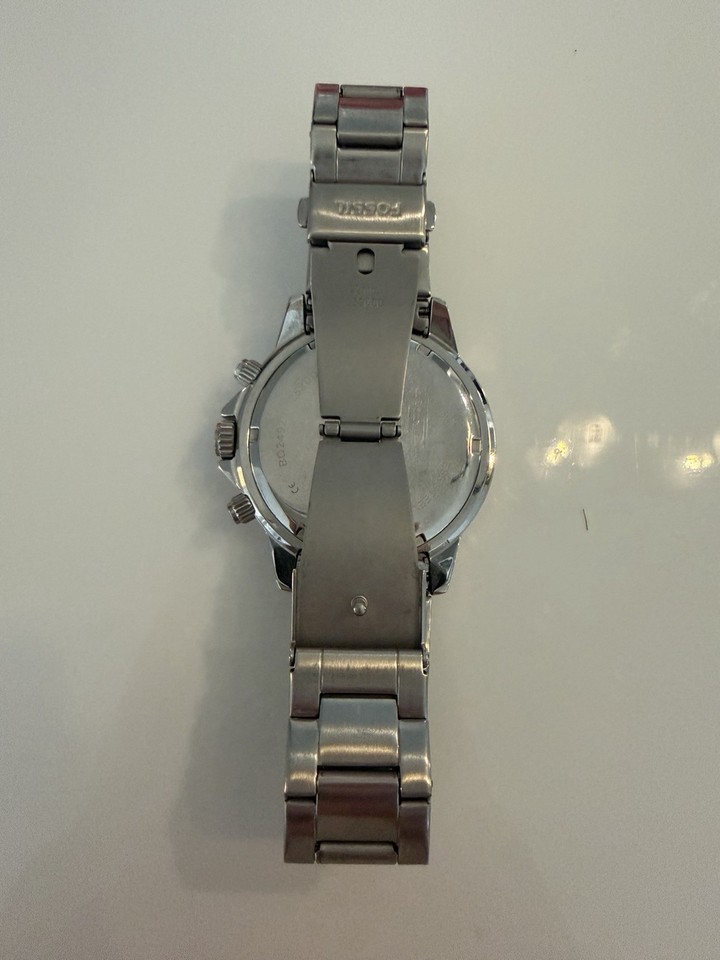 Fossil Men's Bannon Multifunction Quartz Watch Silver Tone, Green Dial ...