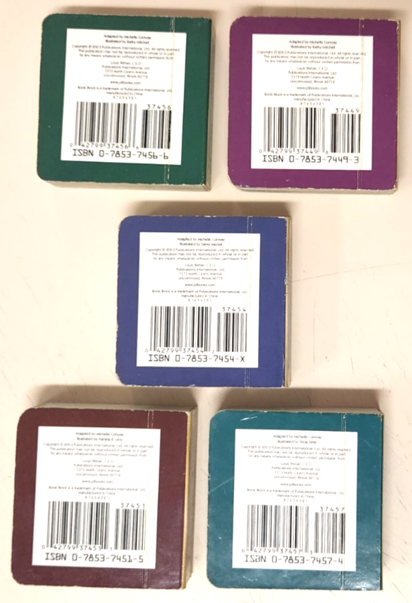 LOT 5 Board Bks Gingerbread Man, Frog Prince, Beauty & The Beast ...