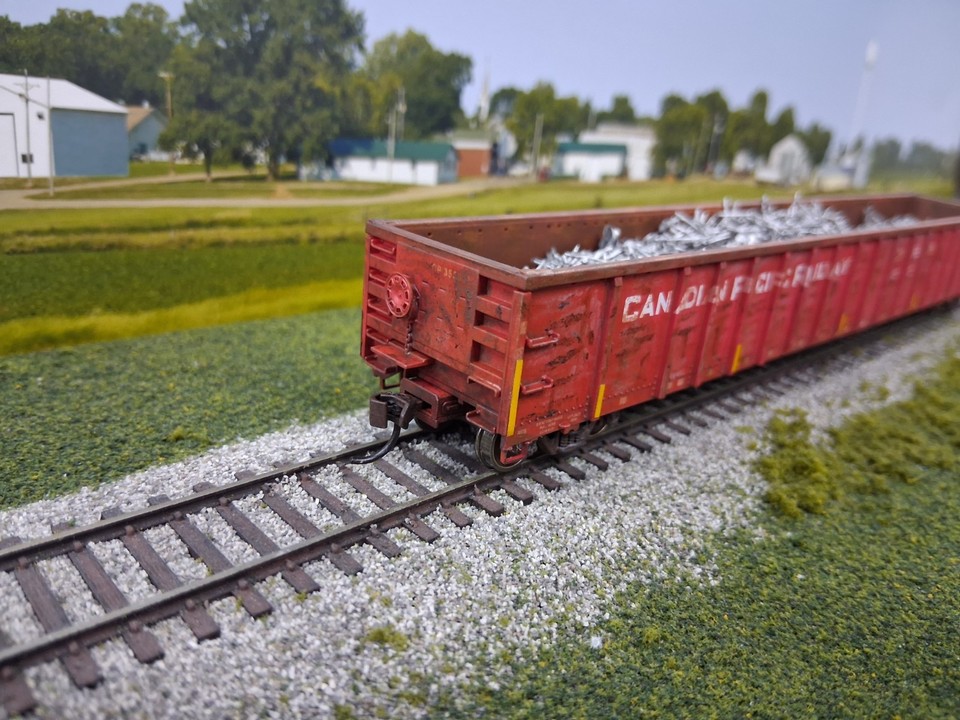 Cpkc Canadian Pacific Weathered Walthers Railgon Gondola Kansas City ...