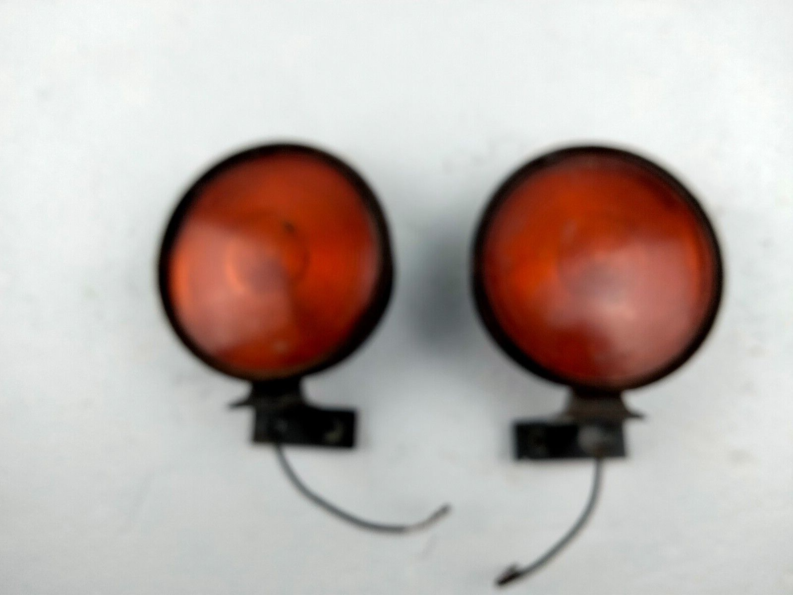 Lot of 2 Vintage Stratolite Amber Auxiliary Lights Condition Unknown | eBay