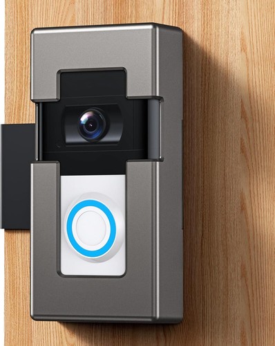 Anti-Theft Video Doorbell Mount ，Adjustable No-Drill Mounting Bracket ...