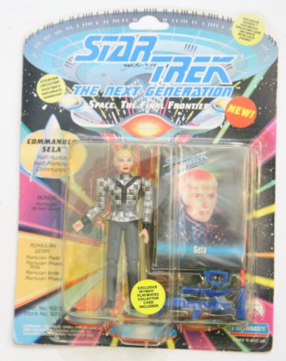 Vintage Playmates Toys Star Trek Next Generation: Commander Sela Action ...