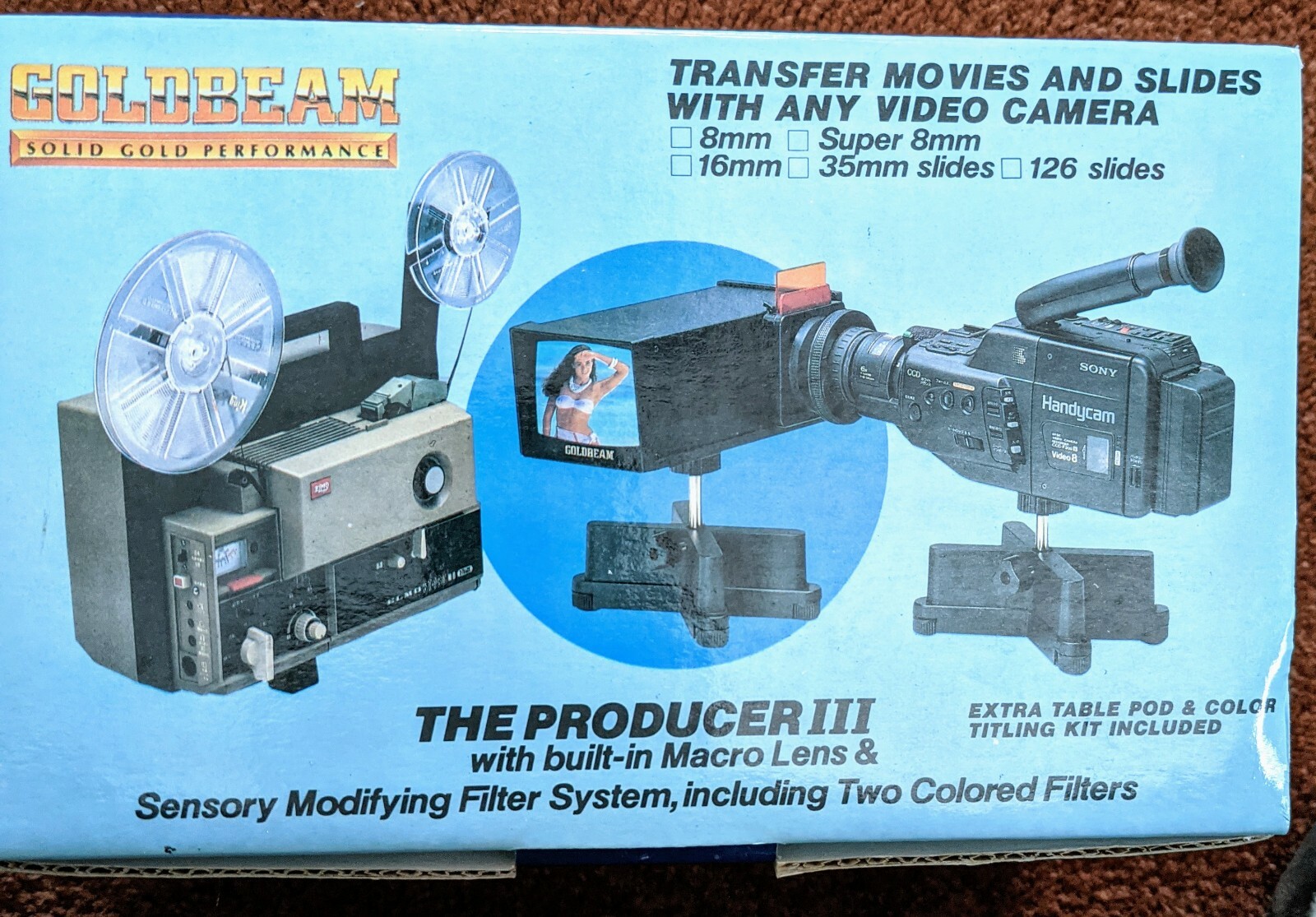 Goldbeam The Producer III Film To Video Transfer GV-25N for sale online ...