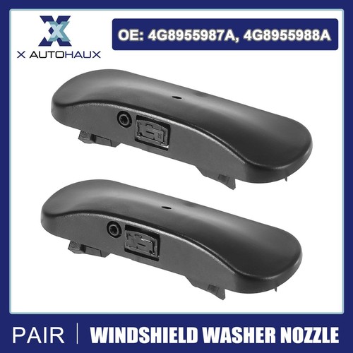 1 Pair Windshield Washer Nozzles Jet for Audi A7 4G RS7 S7 4G8955987A ...