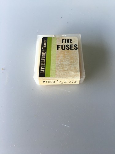 5 LITTELFUSE MICRO 1/2A 125V FUSES LITTLEFUSE | eBay