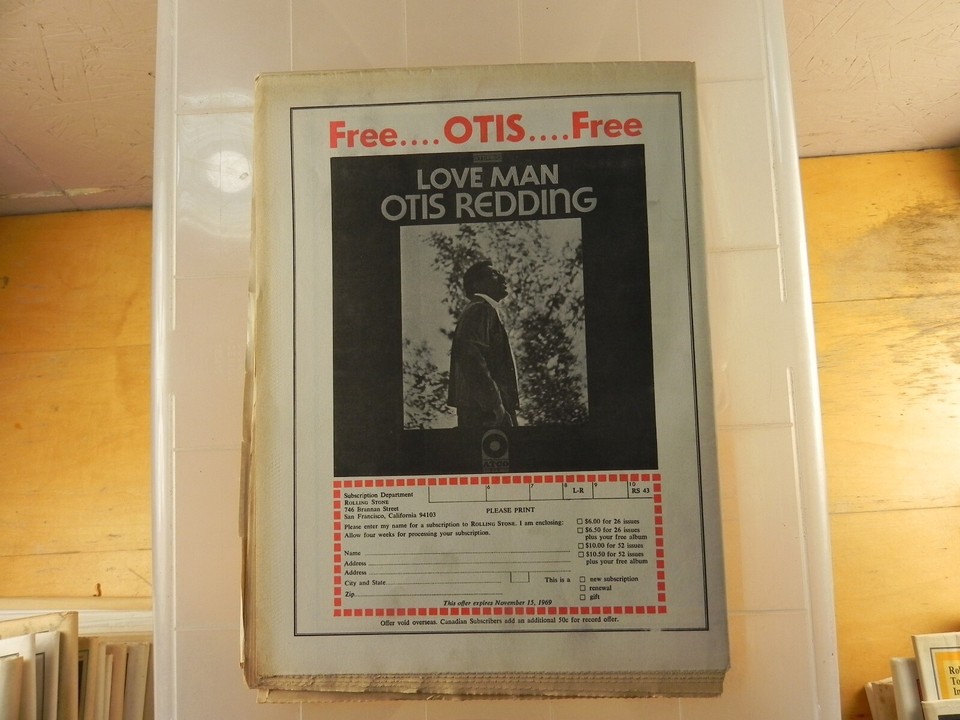 ROLLING STONE Magazine-OCTOBER 4,1969- #43 - THE UNDERGROUND PRESS ...