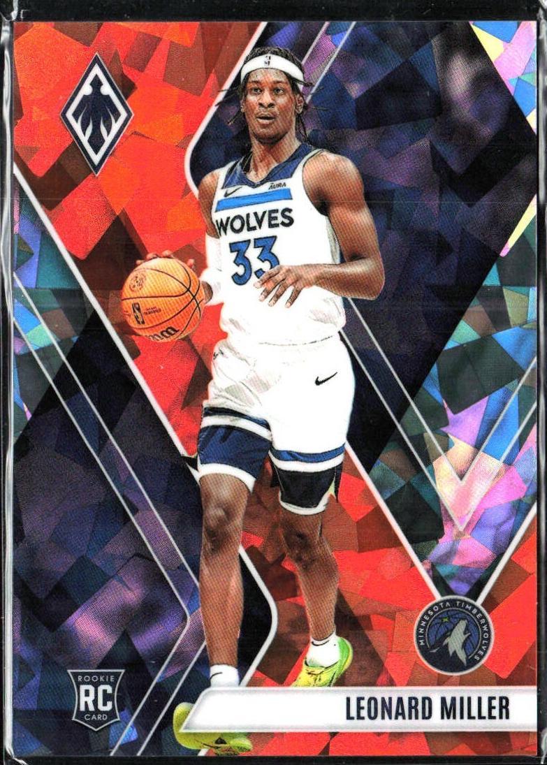 2023-24 Panini Phoenix - Rookies Leonard Miller #259 Orange Ice Phoenix ...