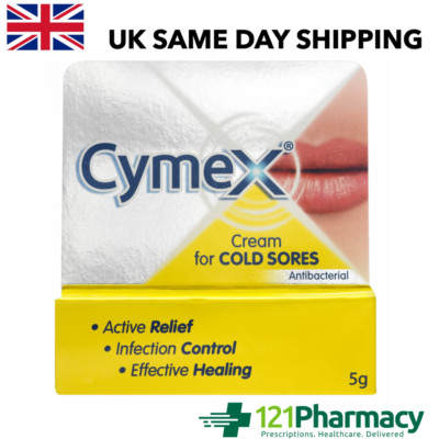 Cymex Cold Sores Antibacterial Cream - 5g EFFECTIVE HEALING INFECTION ...