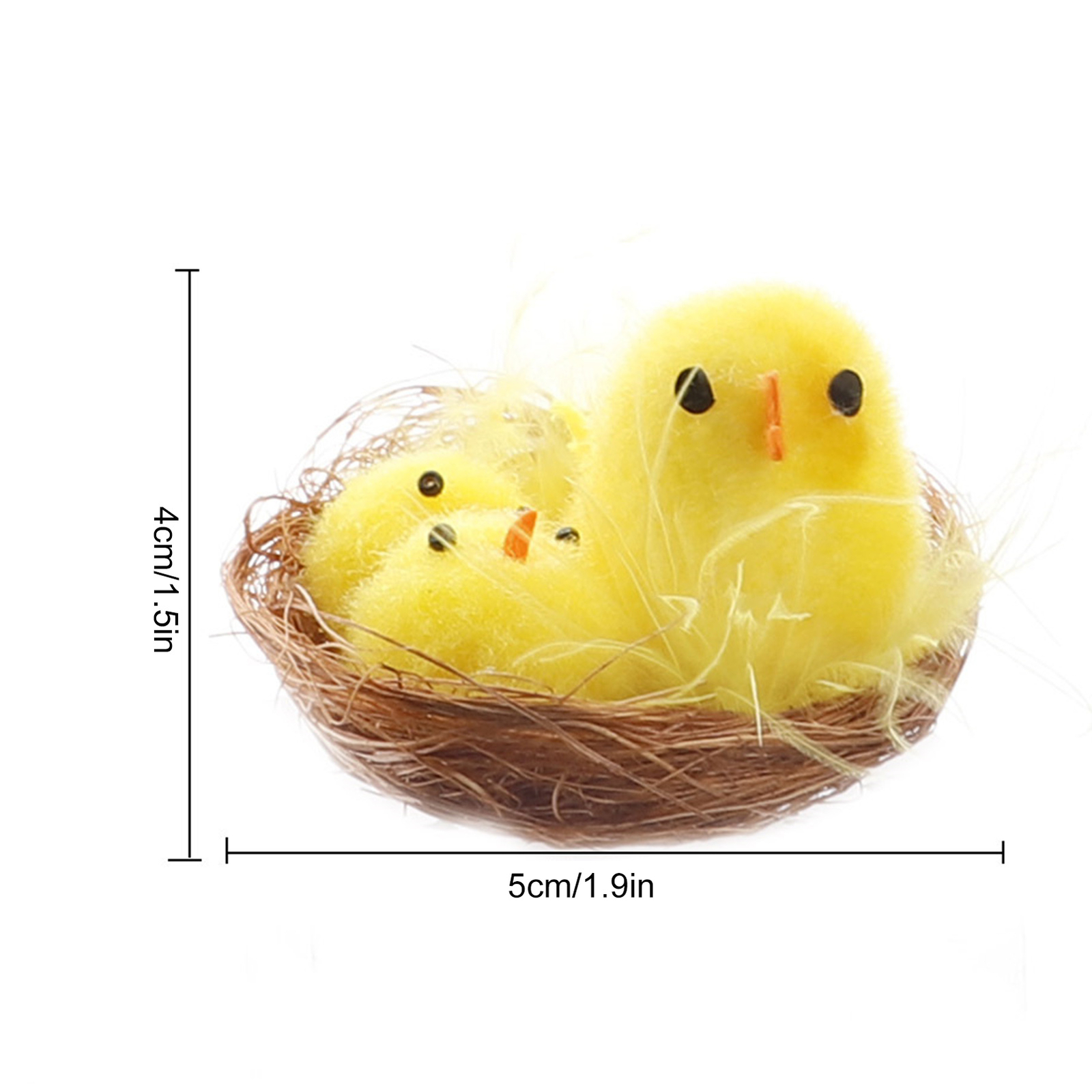 12Pcs Easter Decor Cute Chick Home Decor Gift Box Mini Easter Plastic ...
